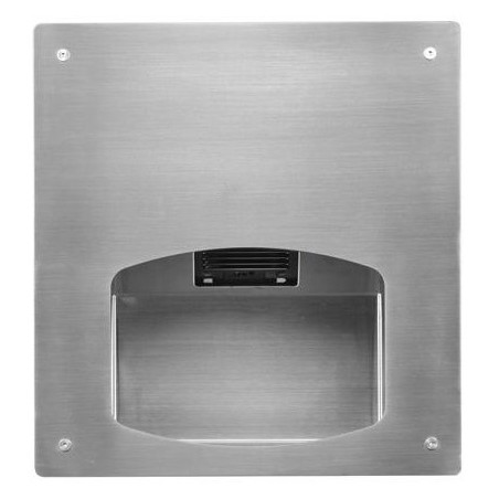 Brushed stainless steel HIGH SPEED automatic semi-recessed - Autosanit.com
