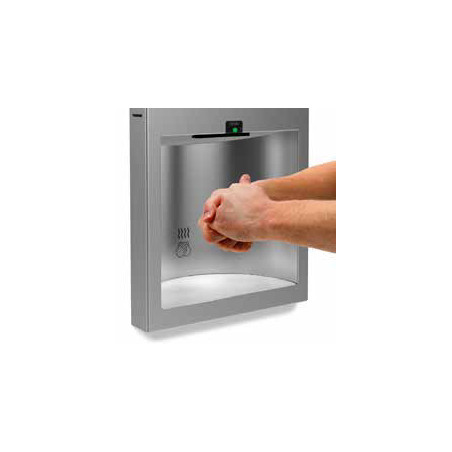 Brushed stainless steel HIGH SPEED automatic semi-recessed - Autosanit.com
