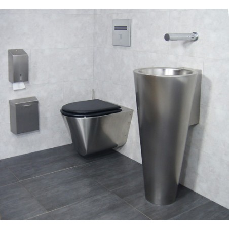 Suspended WC brushed stainless steel ULTIMA - Autosanit.com