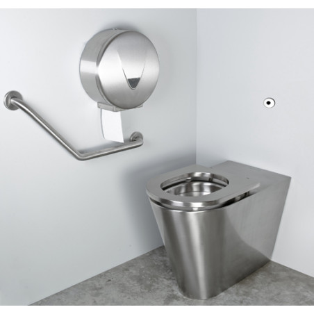 Floor standing WC in stainless steel extended version ULTIMA TC ...