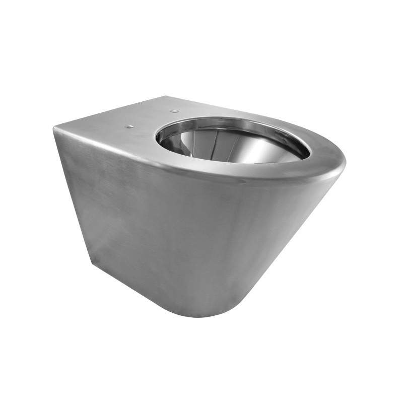 Inodoro de acero inoxidable antivandálico - Autosanit.com