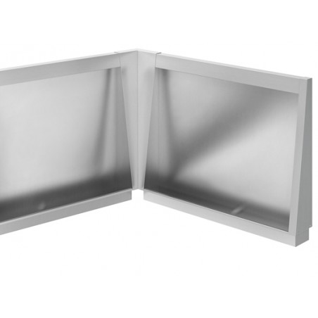 Cache angle stalle urinoirs inox - Autosanit.com
