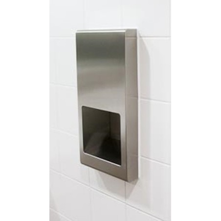 Brushed stainless steel HIGH SPEED automatic semi-recessed - Autosanit.com