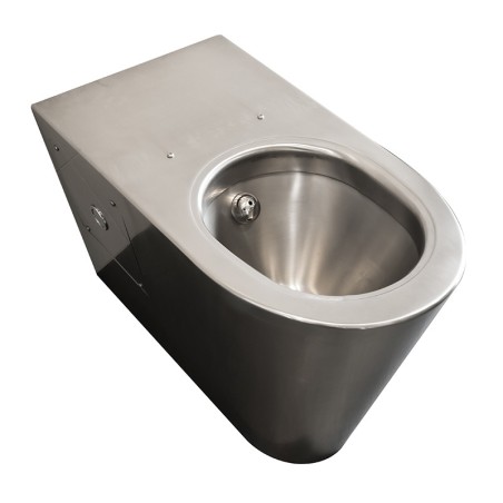 Inodoro de acero inoxidable ULTIMA con ducha higiénica - Autosanit.com