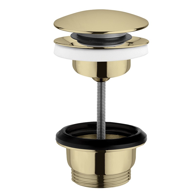 Brushed stainless steel graded waste, black finishing - SUPRATECH ...