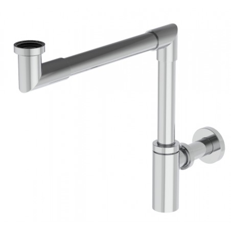 DESIGN ink waste trap polished chrome finish - SUPRATECH - Autosanit.com