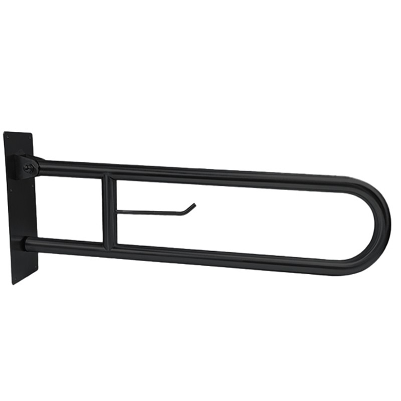 Hinged grab bar in stainless steel - Autosanit.com